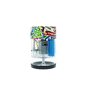Wakit Electric Herb Grinder - Single Press Grind - Easy to Use, Fast and Custom Grind Consistency - LED Lighted Grinding Chamber