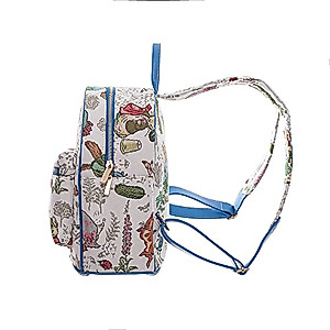 Signare Tapestry Women Backpack Rucksack Casual Daypack With Peter Rabbit Design (DAPK-BP-PETER)