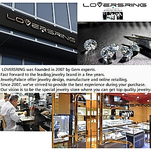 LOVERSRING Couple Ring Bridal Set His Hers White Gold Plated CZ Stainless Steel Wedding Ring Band Set