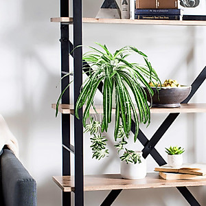 GBESTWOOW Artificial Spider Plant Hanging Vine Fake Greenery for Home Garden Office Wedding Decoreation 2pcs