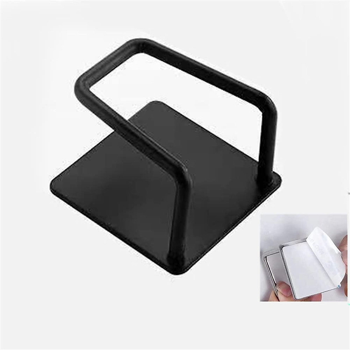 chenyesun Pot Lid Holder, 2 Pairs of Wall Mount Pot Lid Organizer,304 Stainless Steel Self Adhesive Cabinet Door Pot Lid Holder Rack for Kitchen Wall Mount,Freely Adjustable Length