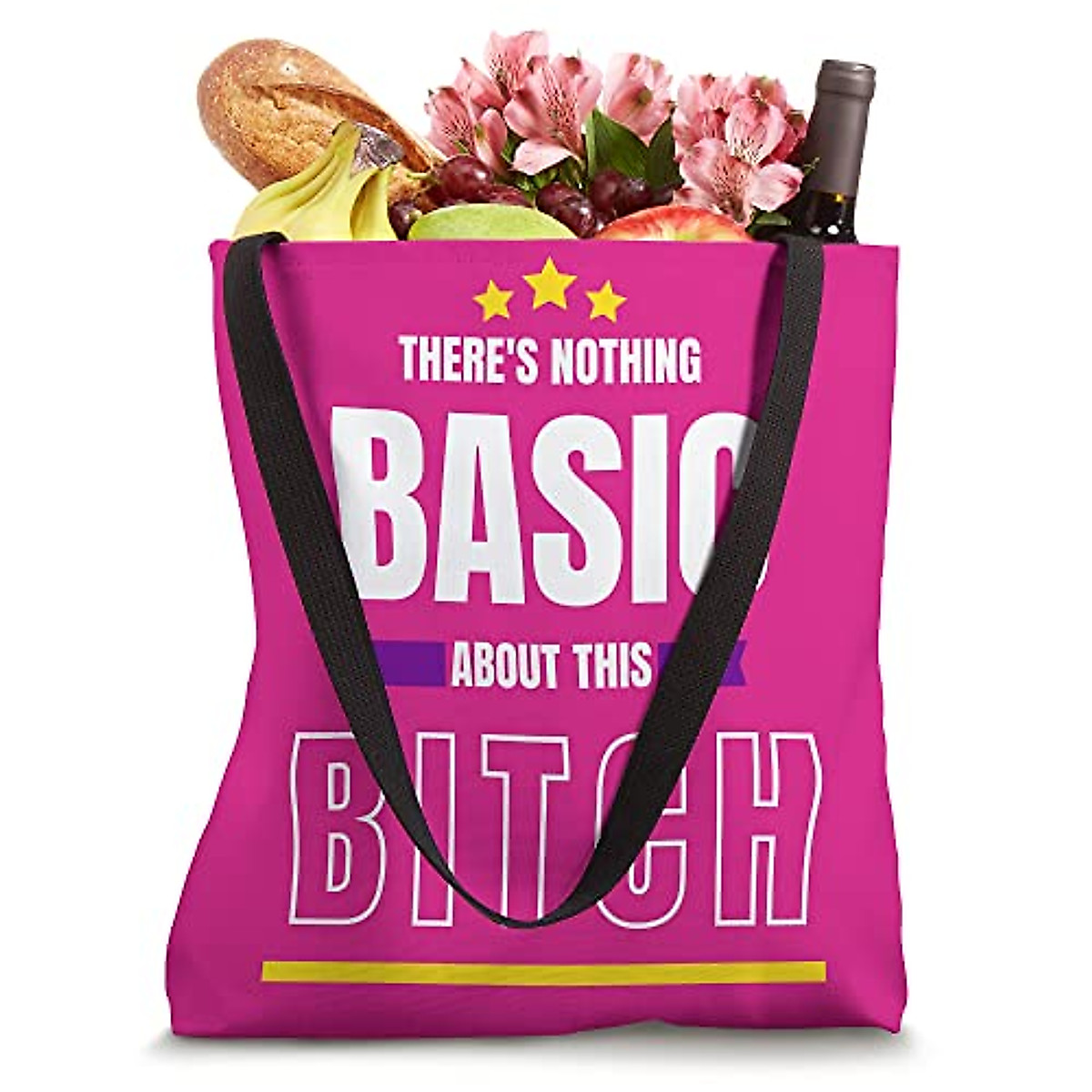 Bitch, But There's Nothing Basic About Me | Queen | Boss Tote Bag