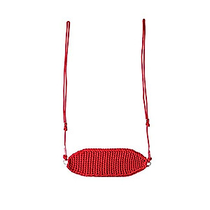 Swings Seats Kids Swing Seats Indoor Hand-Made Kids Swing with Adjustable Rope Outdoor Swing Seat Tree Swing Seat for Backyard Swing Seat Playground Child Swing for Outside Play Set Swings (Color : R