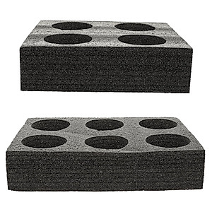 Cabilock 2pcs Pearl Cotton Cup Holder Drink Carrier Tray Cup Foam Holder Cup Carrier Tray Reusable Coffee Cup Carrier Tray car Coffee Cup Holder Drink Carrier for take Foam Stand Commercial