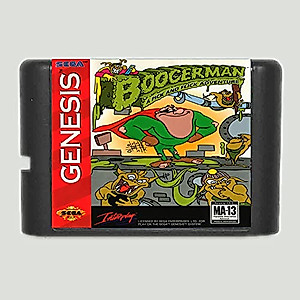 Spire Boogerman A Pick And Flick Adventure 16 bit Game Card For Sega MegaDrive & Genesis System (EUR Shell)