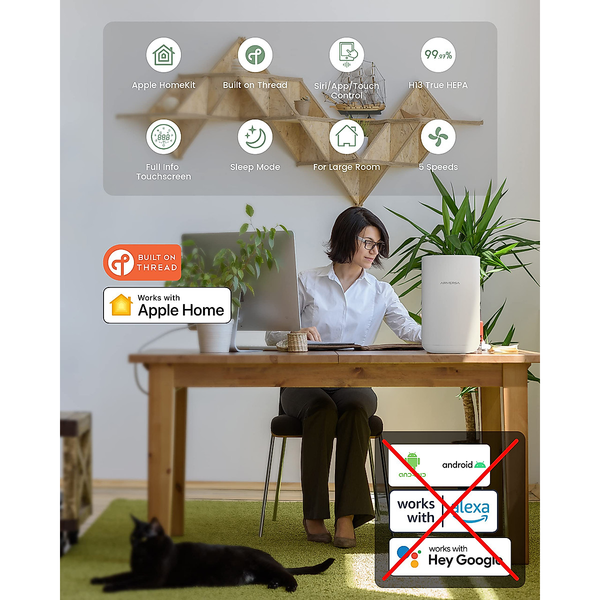 AP2 Smart Air Purifier + AN3 Waterless Diffuser