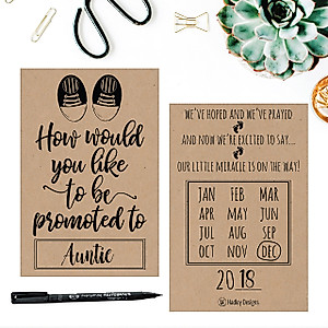 25 Rustic Pregnancy Announcement Card Set Were Expecting Baby Surprise Having Birth Reveal Only Best Friend Get Promoted To Auntie Aunt Uncle Grandpa Grandma Grandparent Sister Brother Family Dad Mom