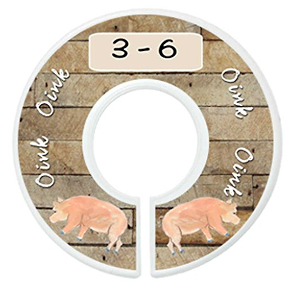 Mumsy Goose Baby Nursery Closet Dividers, Closet Organizers Baby Boy Barnyard
