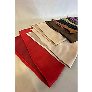 luvfabrics Simple Suede Furniture Protector, Leather Recliner Damage Prevention, Head Rest, Sofa, Love seat, Leather Protector, Computer Chair, Couch Cover (Chocolate, 14 by 30 Inch)