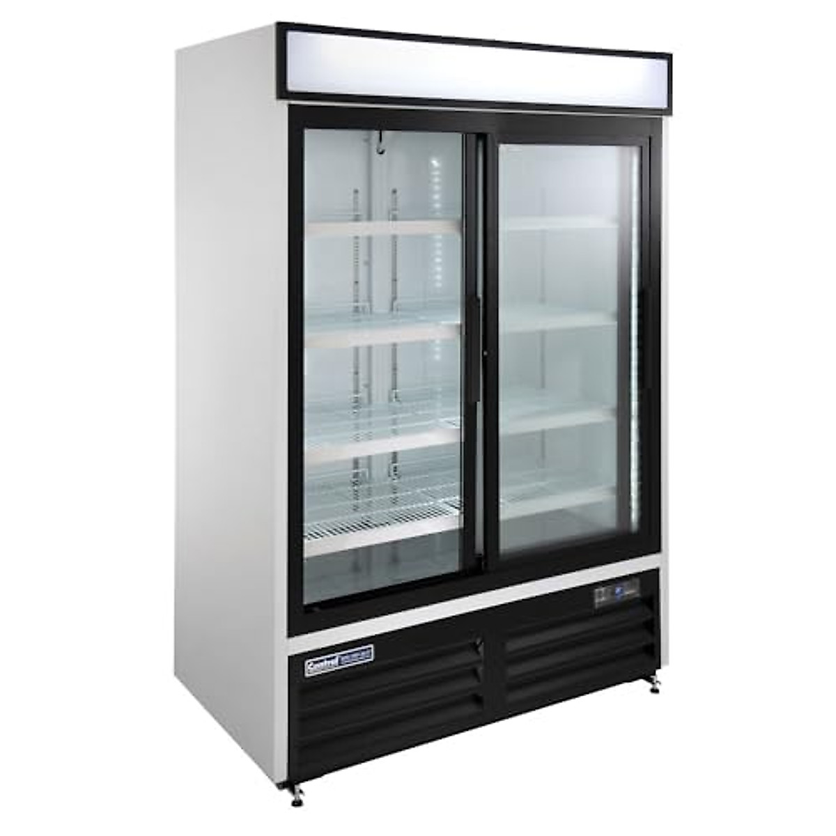 Kratos Commercial Display Refrigerator -Sliding Glass 2-Door Merchandiser, 54" W 48 cu ft (69K-723)