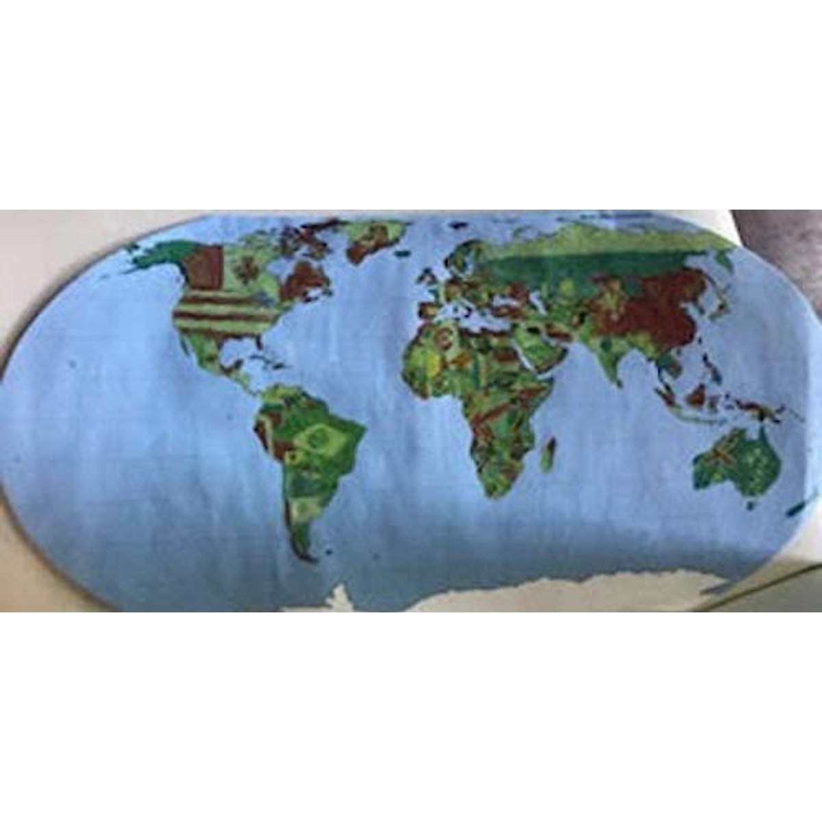 8” x 16” Unlabeled World Practice Map, 30 Sheets in a Pack for Social Studies, Geography, Map Activities, Drill and Practice, Current Event Activities, Learning Games and More