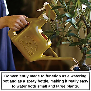 Time Concept Garden Spray Bottle - Purple - Watering Pot and Sprinkler, Multipurpose Plant Mister