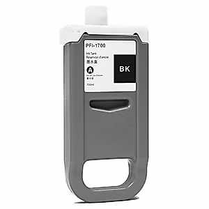 KSUMEI PFI1700 PBK Compatible Ink Cartridge Replacement for Canon PFI1700 for imagePROGRAF Pro2000,2100 Pro 4000s,4100,6000s,6100,6100S,4100S Printers 700ML (PBK)