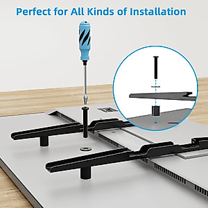 HOME VISION TV Mount Screws - Complete with M4, M5, M6, and M8 TV Mounting Hardware Kit Set, Washers, and Spacers Included Fit Most TVs up to 100 inch