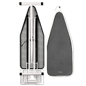 Reliable 120IB Home Ironing Board - Made in Italy Portable Ironing Board with Vera Foam Memory Foam Cover Pad, 7 Step Height Adjustment and Heavy-Duty Tube Frame Construction with Strong Iron Rest