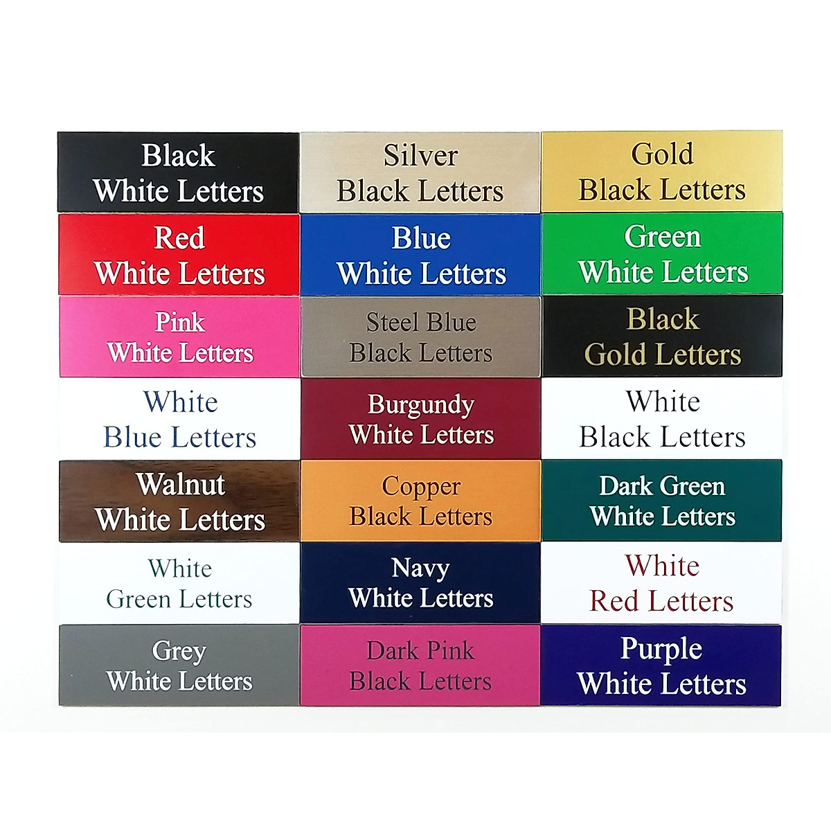 CUSTOMIZED4U 1inX3in Employee Personalized Name Tag Badge Pin or Magnet Attachment Customized Identification Engraved