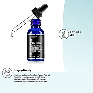 Peter Thomas Roth | Retinol Fusion PM Night Serum | Hydrating Retinol Facial Serum, 1.5% Microencapsulated Retinol for Fine Lines, Wrinkles, Uneven Skin Tone, Texture and Radiance