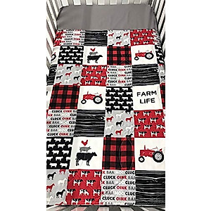 Baby Nursery Bedding , Baby , Farm Life , Cow , Chickens , Gender Neutral , Cowboy, Farmer , Tractor, Baby Bedding , Crib Bedding , Babylooms