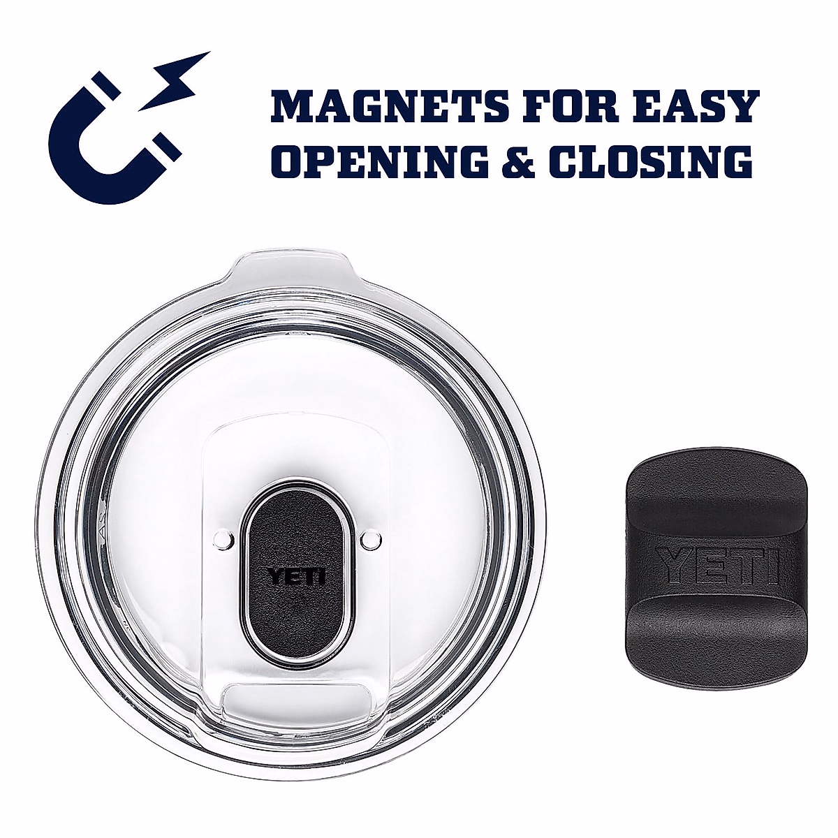 YETI Rambler Stackable Pint, Vacuum Insulated, Stainless Steel with MagSlider Lid, Camp Green