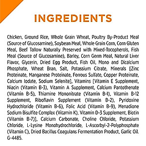 Purina Pro Plan With Probiotics Large Breed Dry Dog Food, Shredded Blend Chicken & Rice Formula - 18 lb. Bag