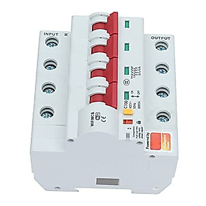 Tgoon Circuit Breaker, AC 400V IP20 Protection Level Bluetooth Boat Audio Circuit Breaker with Safe Lock for Mountain Facility for Isolated Island Power Supply(100A)