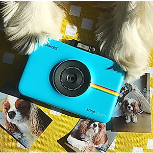 Zink Polaroid Snap Touch Portable Instant Print Digital Camera with LCD Touchscreen Display (Blue)
