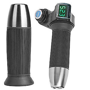 Alomejor 1 Pair E-Bike Thumb Throttle with LCD Battery Voltage Display for Electric Skateboard Scooter