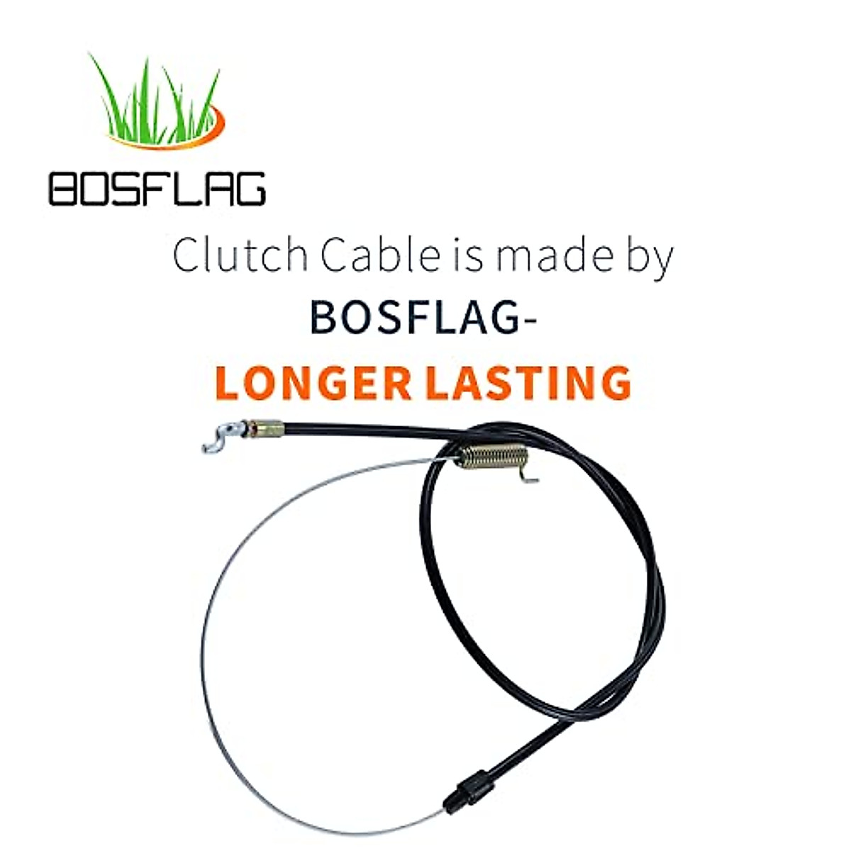 BOSFLAG 2 Pack 746-04256 Drive Cable Replacs MTD 746-04256 Drive Cable, 746 04256, 74604256, MTD 946-04256 Drive Cable, Craftsman 946-04256, MTD 946 04256 for Troy Bilt Storm CS 5.5HP 24" Snowblowers