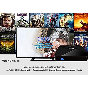 Android TV Box, Diyomate 4K Android Smart TV Box Amlogic S905 Quad Core Media Player Support 3D WiFi HDMI for Home Entertainment