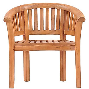 Teak Peanut Outdoor Patio Chair, Made from Solid A-Grade Teak Wood
