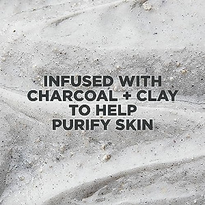 DOVE MEN + CARE Elements Body Wash Charcoal + Clay 4 Count For Men's Skin Care Effectively Washes Away Bacteria While Nourishing Your Skin, 18 oz