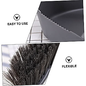 COLLBATH 1 Set Broom Cleaning Brush Kid Broom Computer Keyboard Shovel Dustpan with Handle Car Tabletop Dustpan Table Cleaning Brush Table Crumb Brush Crumb Cleaner Desktop Whisk Pp Green
