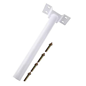 3 Sets Light Fixing Bracket Lamp Arm Bracket Light Fixture Mounting Bracket Street Light Metal Bracket Solar Street Light Bracket Lamp Arm Accessory Street Lamp Mounting Arm