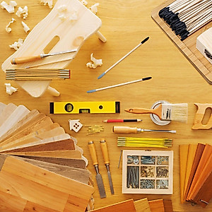 50 Pcs Sanding Sticks, Double End Matchsticks Sanding Twigs, Fine Detailing Sanding Tools for Tight Spaces Plastic Models Wood, 120/280 Grit 5.4 x 0.2 Inch