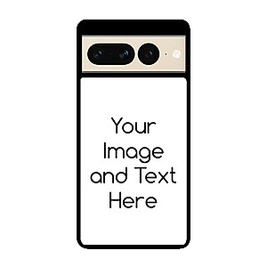 Upload Your Image | Make Your Own Black Rubber Phone Case Compatible With Google Pixel 8, 8 Pro, 8a, 7a, 7, Pixel 7 Pro, Pixel 6a, 6 Pro, 6, 5, 4a 5G, 4a 4G, 4, 4 XL, 3a, 3a XL, 3, 3 XL, 2 XL