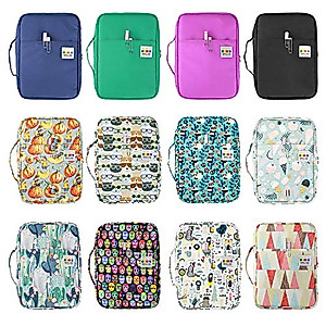 YOUSHARES Colored Pencil Case 220 Slots Pen Case Organizer With Handy Wrap & Zipper, Multilayer Holder for Prismacolor Colored Pencils & Gel Pen (Pumpkin)