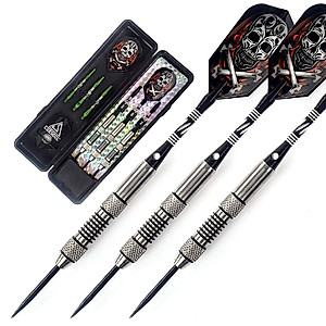 CUESOUL Tungsten Steel Tip Darts 90% Tungsten - Precise Barrels 24 Grams