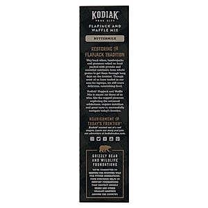 Kodiak Cakes Protein Pancake Power Cakes, Flapjack and Waffle Baking Mix, Buttermilk, 20 Oz, (Pack of 6)