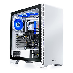 Thermaltake Glacier i360T R4 AIO Liquid Cooled Gaming PC (Intel Core™ i5-12600KF 3.7GHz, ToughRam DDR4 3600Mhz 16GB RGB, NVIDIA® GeForce RTX™ 3060 Ti, 1TB NVMe M.2, Win10 Home) S3GL-Z690-36T-LCS,White