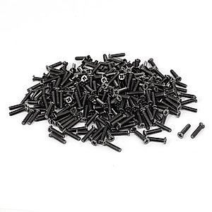 Aexit CM2.5x10mm Flat Cleaning & Repair Head Phillips Notebook Laptop Computer Back Cover Computer Screws Screw 400pcs