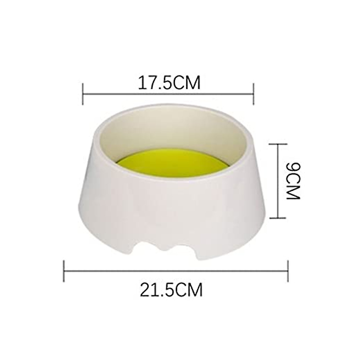 FUUIE Bowls for Food and Water Pet Floating Water Bowl Pet Drinker (Color : Blue)