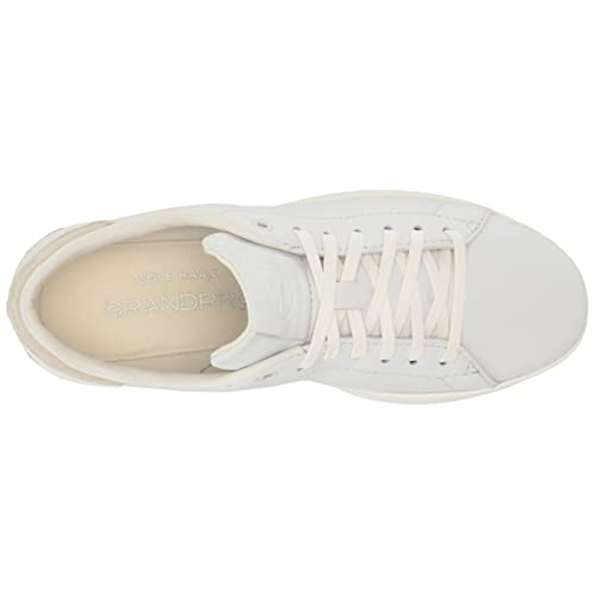 Cole Haan Women's Grandpro Tennis Sneaker, Optic White/Optic White, 8.5 Narrow