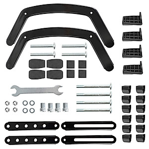 ErGear VESA Mount Adapter, Universal Non-VESA Monitor Stand Adapter for 17 to 27 Inch Screens, VESA Bracket 75x75 mm - EGMUA4