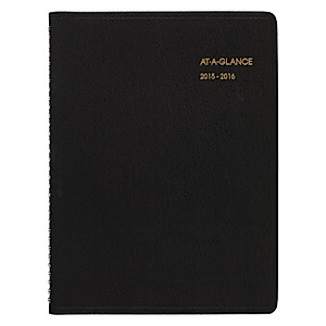 AT-A-GLANCE Weekly Planner/Appointment Book, Academic Year, 14 Months, July 2015–August 2016, 8.25 x 10.88 Inch Page Size (70-957-05)