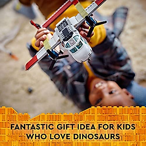 LEGO Jurassic World Quetzalcoatlus Plane Ambush Set 76947, with Dinosaur Toy Figure and Airplane Model, 2022 Movie Inspired, Multicolor