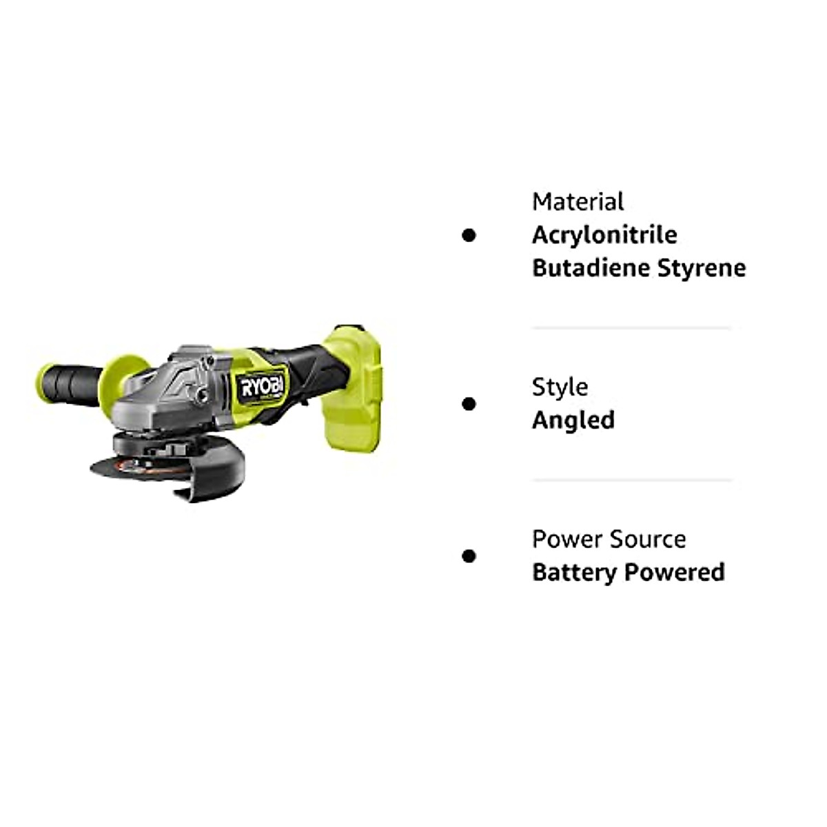 TTI 18-Volt Brushless Cordless 4-12 in. Angle Grinder (Tool Only, PBLAG01B) (NO Retail Packaging, Bulk Packaged)