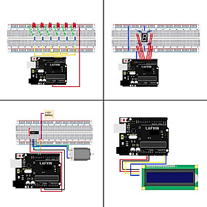 LAFVIN Project Super Starter Kit for R3 Mega2560 Mega328 Nano with Tutorial Compatible with Arduino IDE