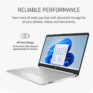 HP 2023 Newest Laptop, 15.6 inch HD Touchscreen, Intel Core i3-1215U (Up to 4.4GHz, Beats i5-1135G7), 16GB RAM, 2TB SSD, Intel UHD Graphics, WiFi, Bluetooth, Long Battery Life, Windows 11 Home