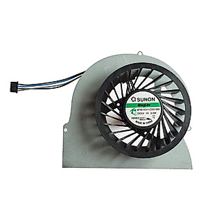 CPU Cooling Fan Replacement for HP EliteBook 8570W 8560W Series Fan, 3 Screw Holes (Thickness: 1.4 cm) 4-pin