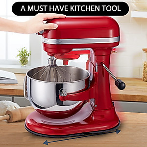 Upgrade Metal Mixer Slider for Kitchenaid 5-8 Qt Bowl Lift Stand Mixer,Sliding Mat Sliding Tray Slide Tray Mixer Mover for Kitchenaid Professional Series